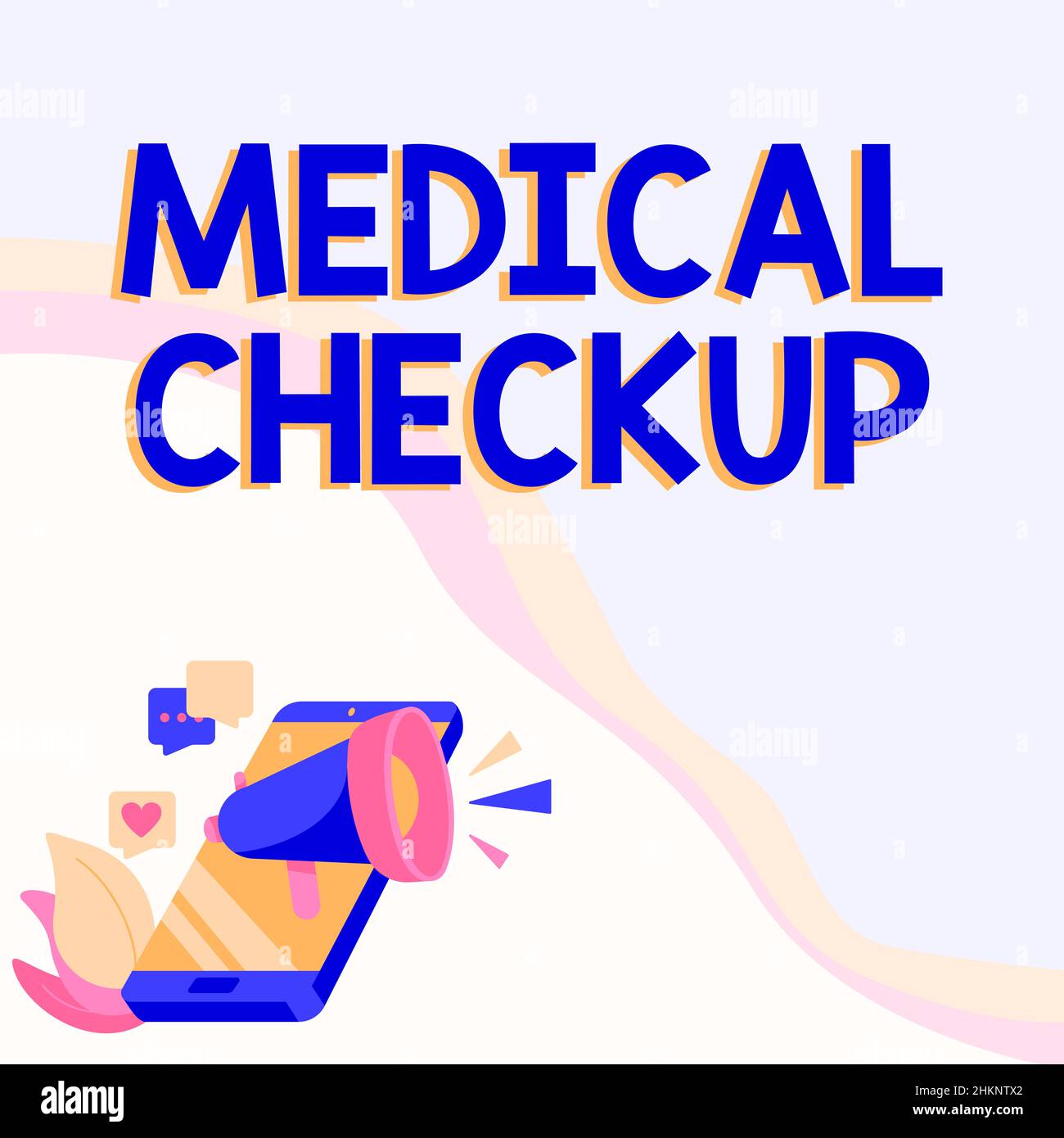 Text caption presenting Medical Check Up. Word for Thorough physical ...