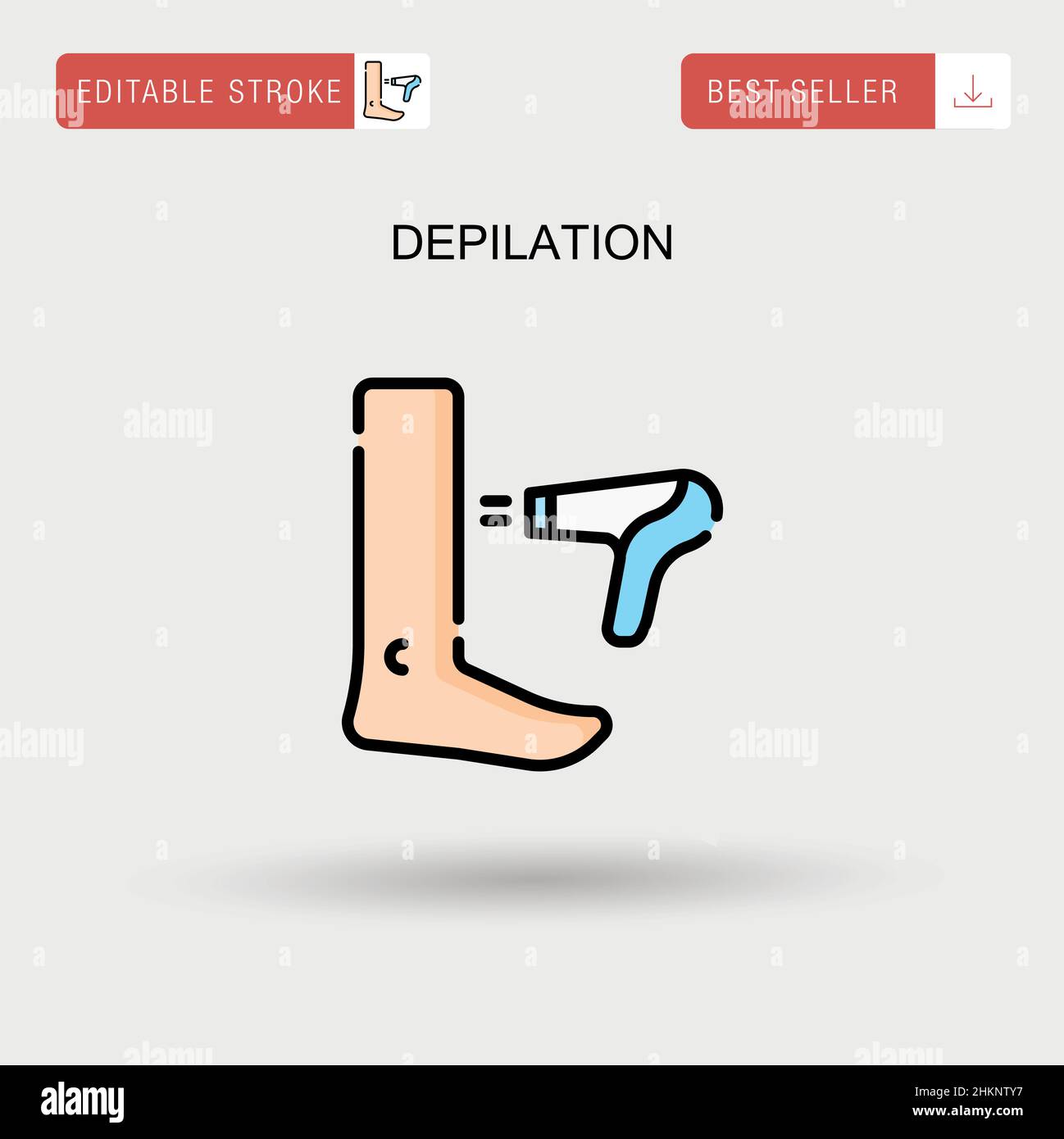 Care of skin Stock Vector Images - Alamy