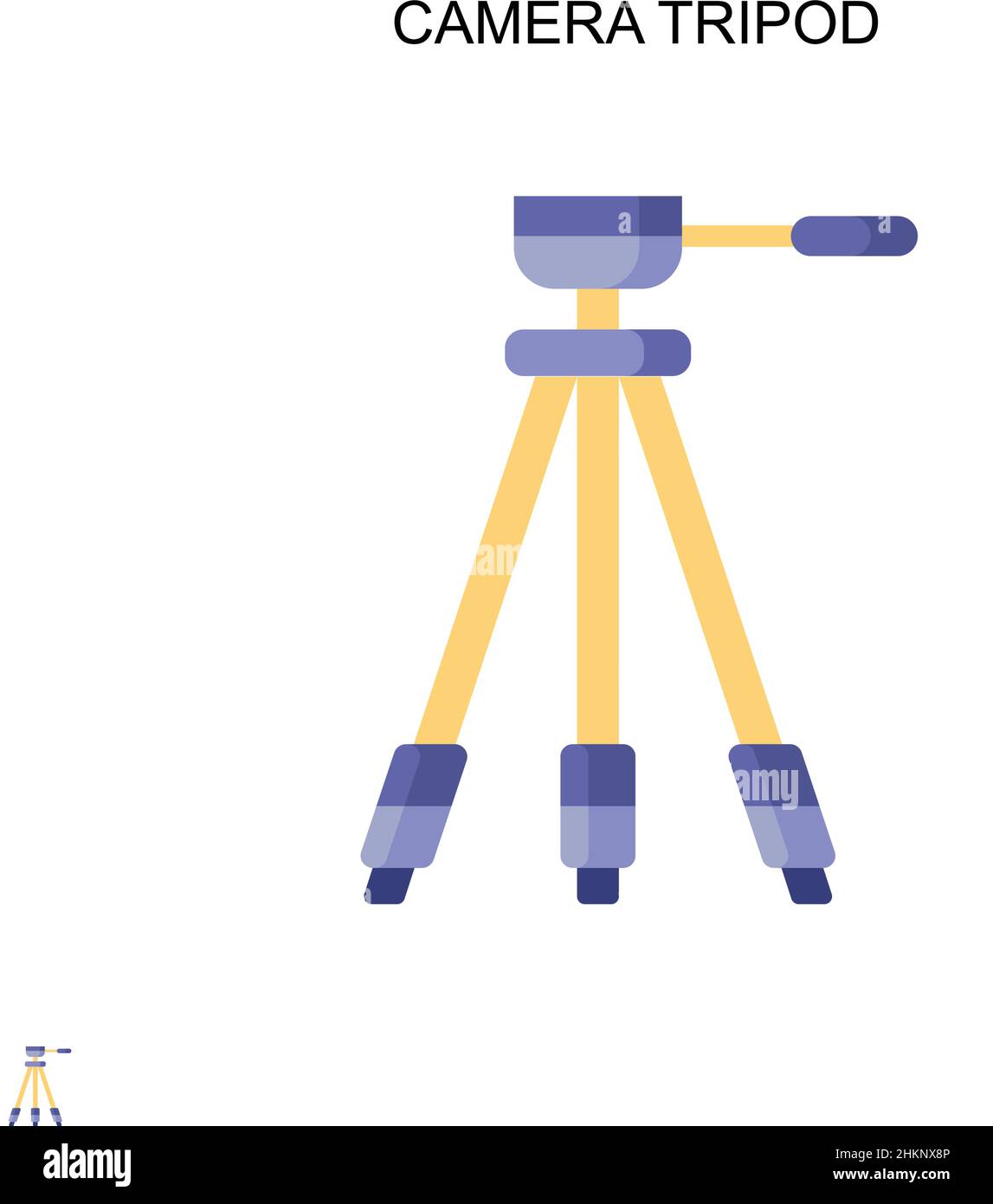 Tripod zoom lens Stock Vector Images - Alamy