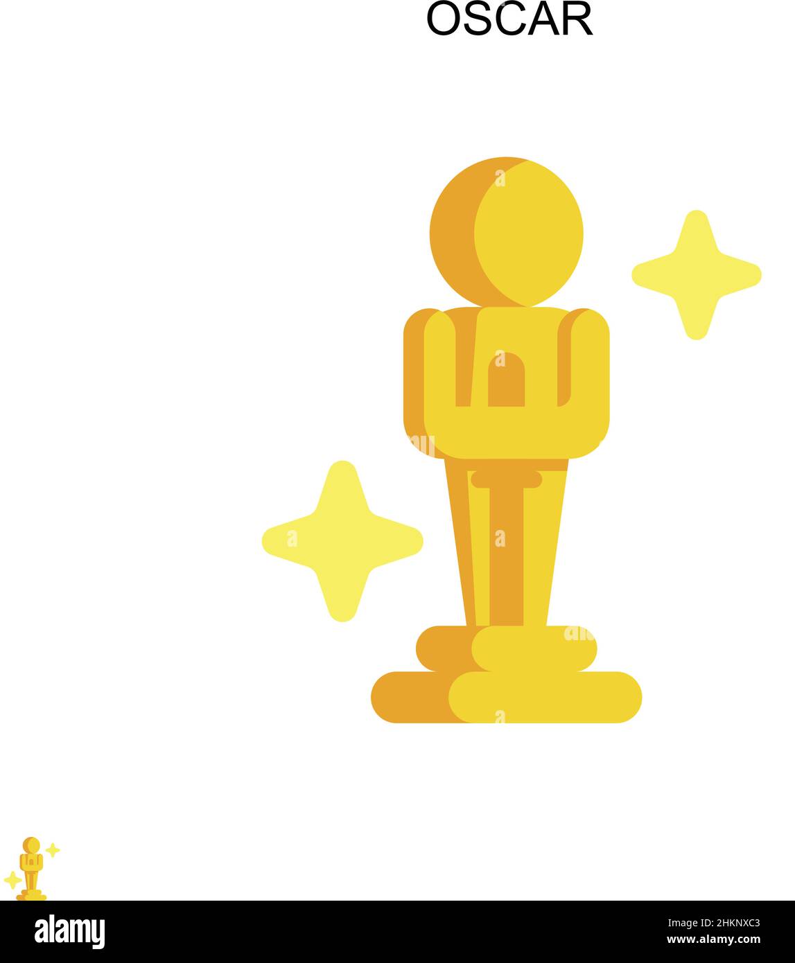 Golden awards oscar Stock Vector Images - Alamy