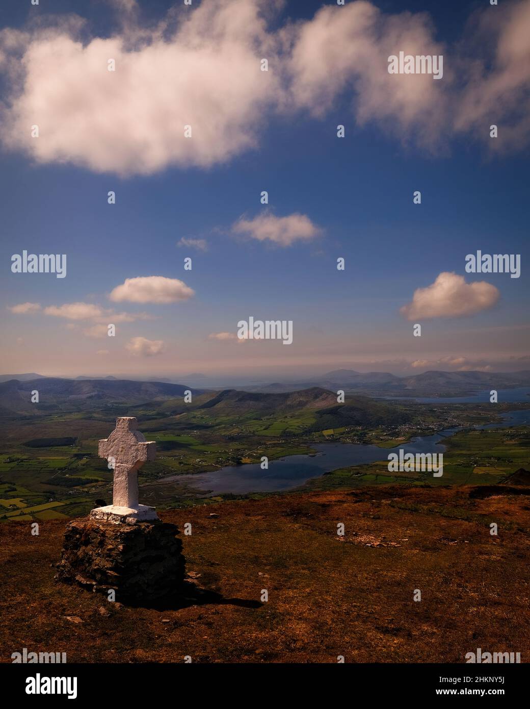 Kerry mountains at sunset, Ireland Stock Photo - Alamy