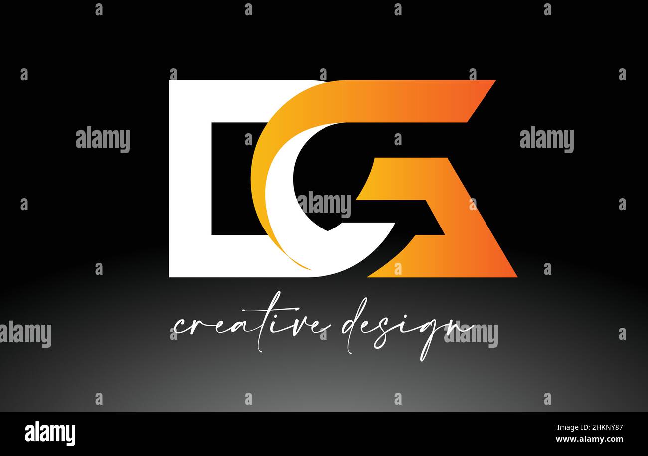 DG Letter Logo Design with Elegant Minimalist Look.DG Icon vector with ...