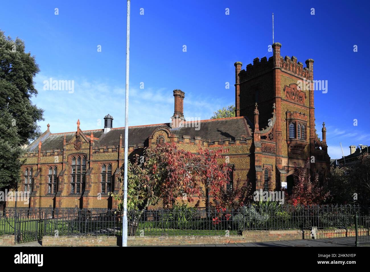 The Library building, Kings Lynn town; Norfolk; England; UK Stock Photo ...