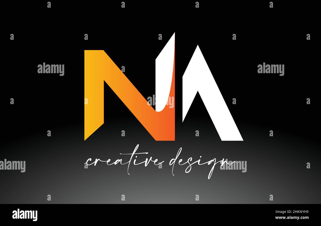 Na letter logo hi-res stock photography and images - Alamy