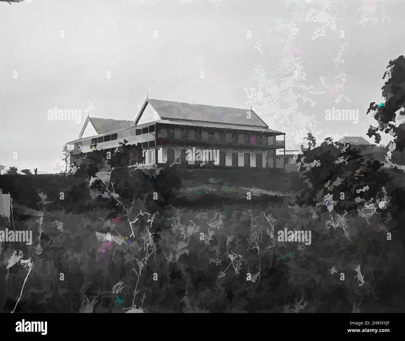 Art inspired by Government Buildings, Suva, Fiji, Burton Brothers ...