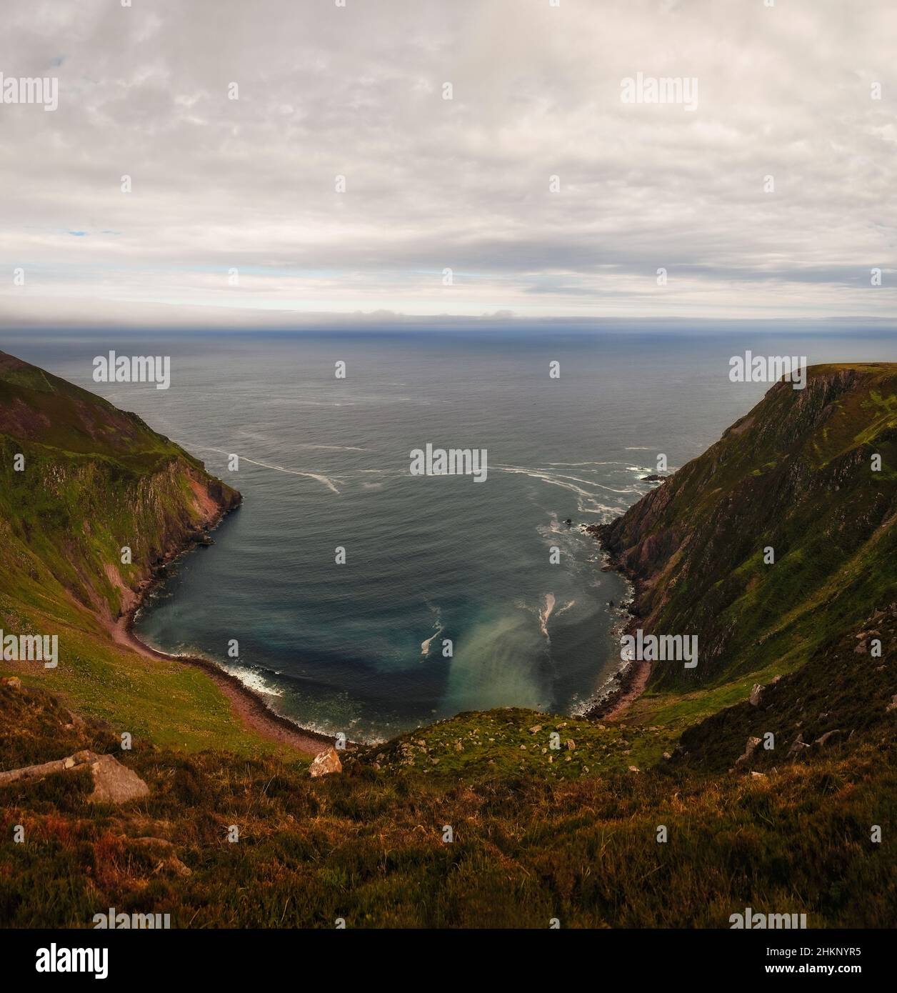 Dingle Peninsula sea coast from above Stock Photo - Alamy