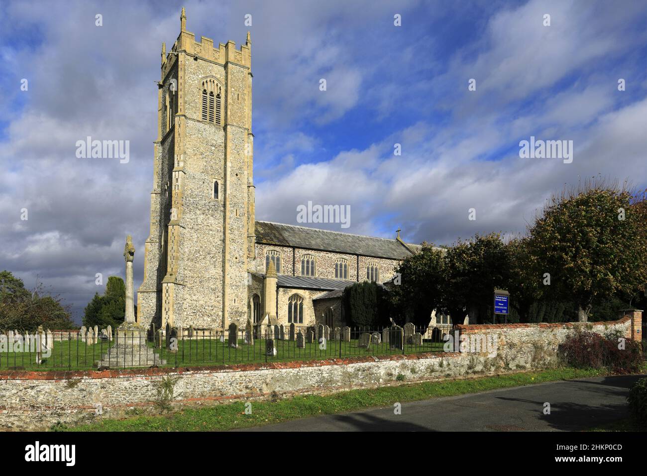 St Botolph church, Grimston village, North Norfolk, England, UK Stock ...