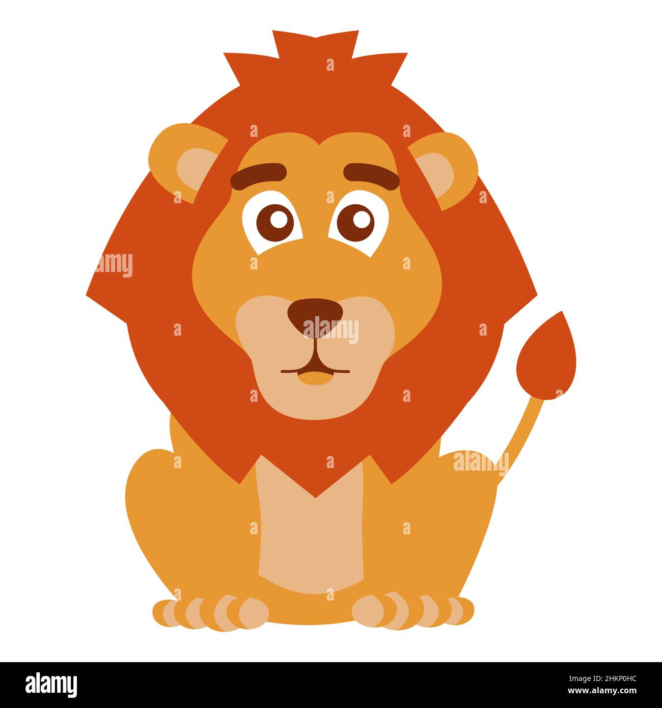 Cartoon Lion Face Clip Art