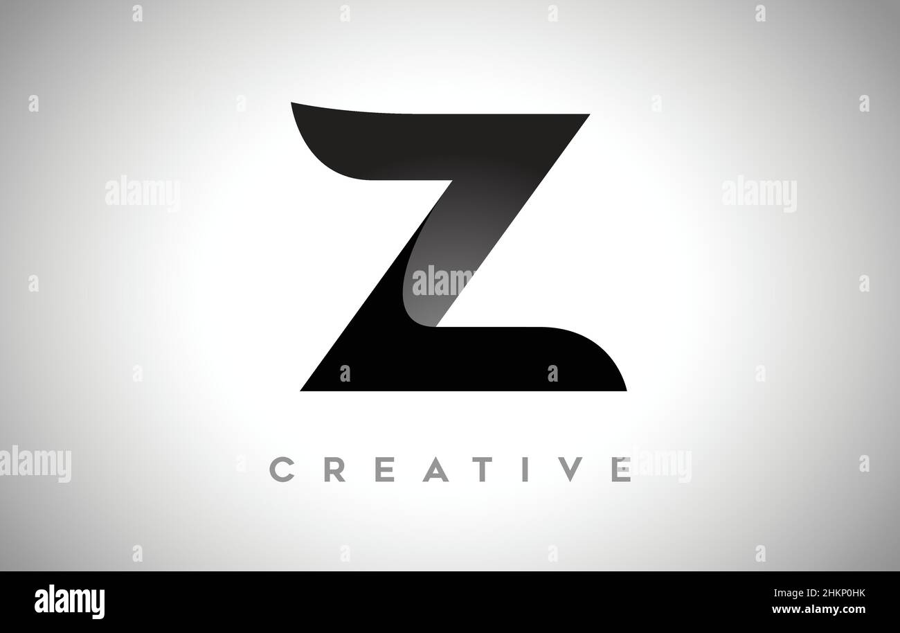 Black Z Letter Logo Icon Design. Letter Z Logo Design with Minimalist ...