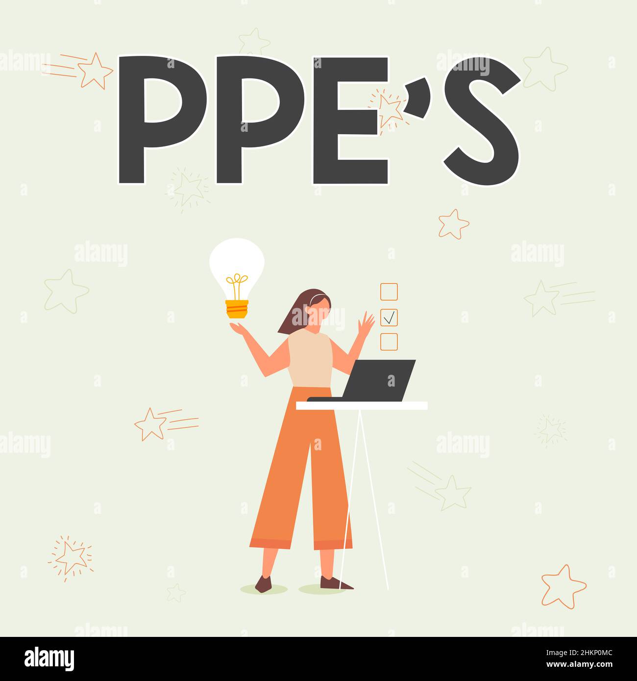 Writing displaying text Ppe s is. Word Written on Specialized equipment ...