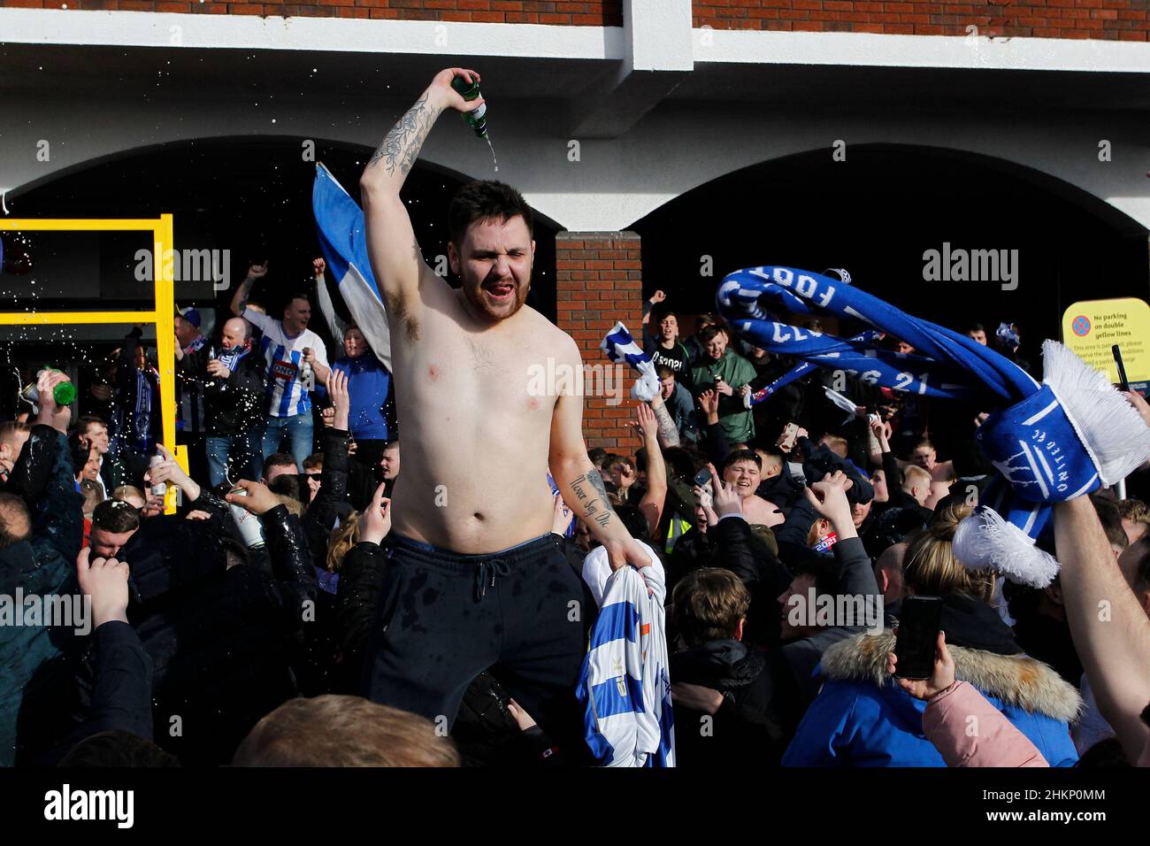 Hartlepool fans hi-res stock photography and images - Alamy