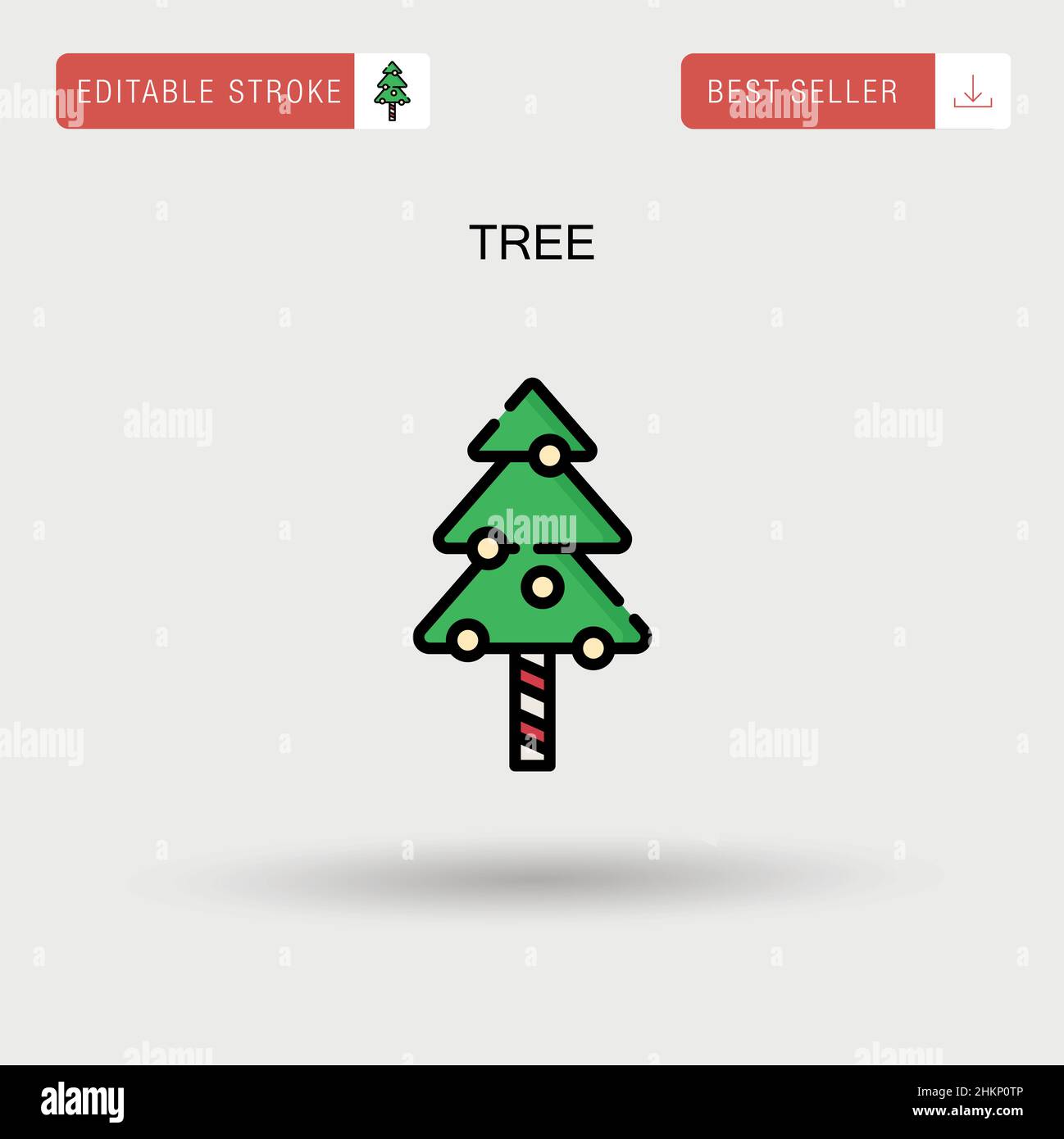 Tree Simple vector icon Stock Vector Image & Art - Alamy