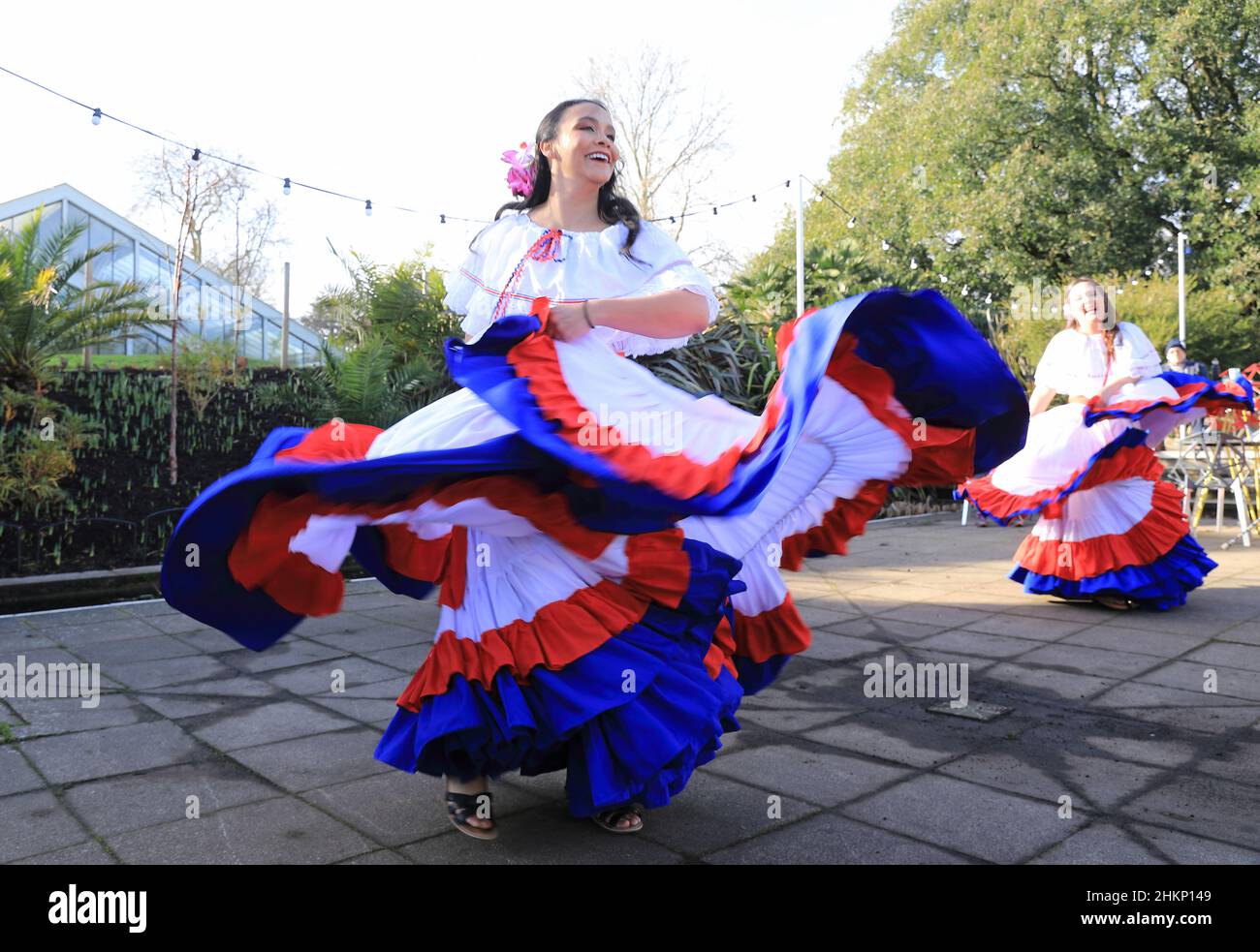 London, UK, February 5th 2022. Visitors enjoyed the first day of the ...