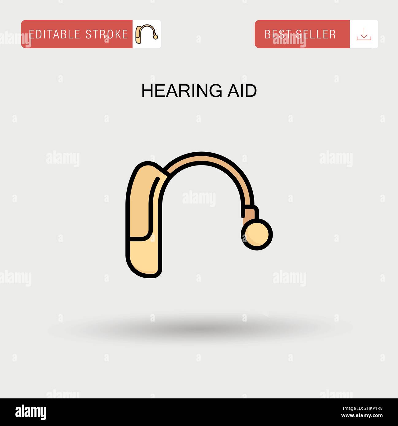 Hearing aid Stock Vector Images - Alamy