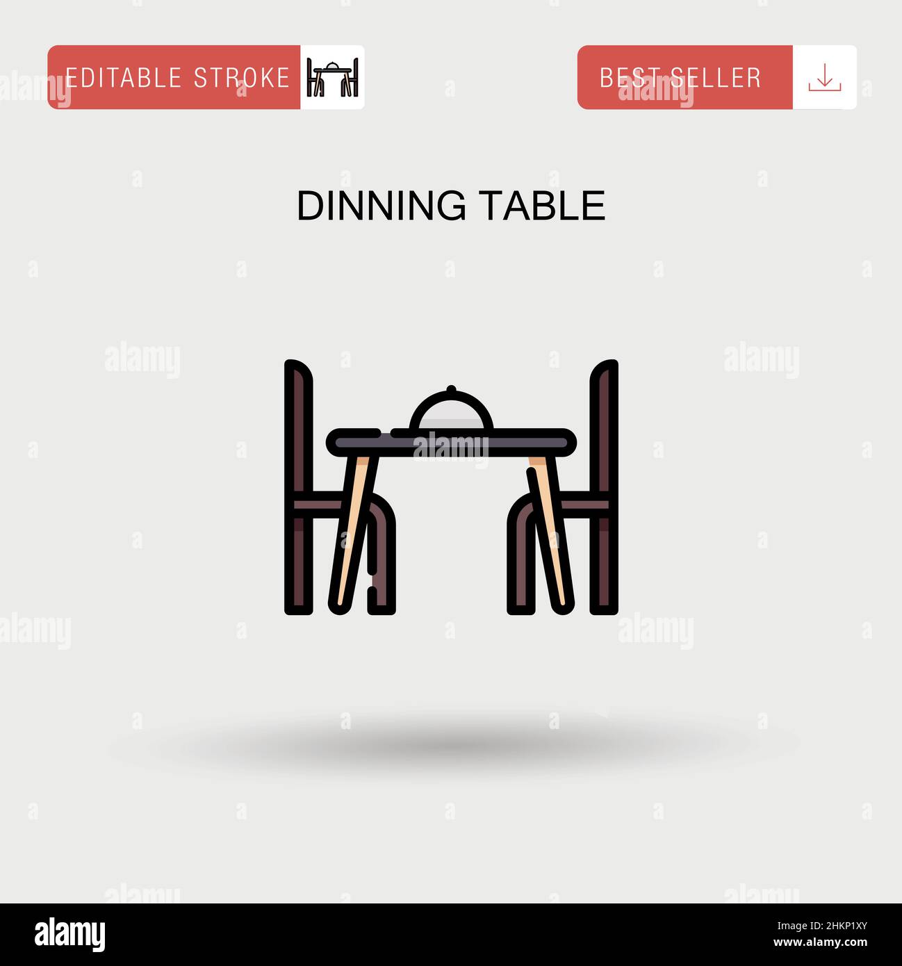 Dinning table Stock Vector Images - Alamy