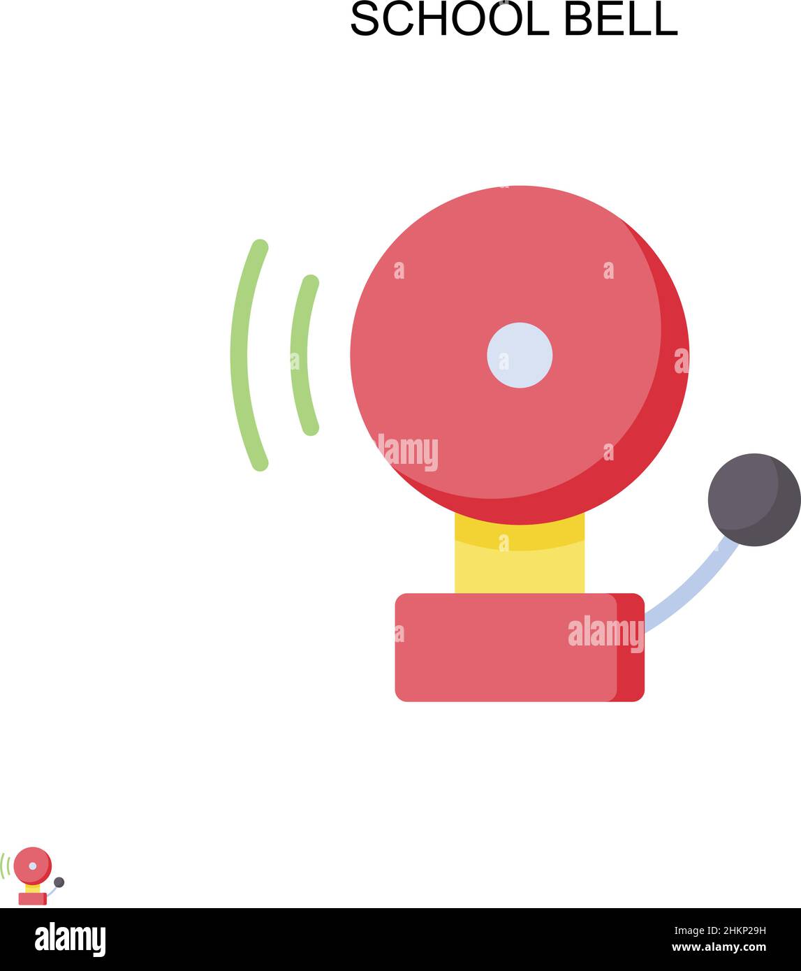 School Bell Ringing Clipart