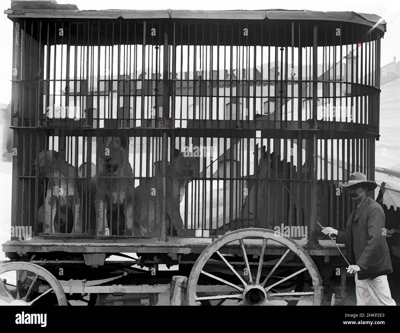 Art inspired by Fitzgerald Brothers Circus & Menagerie, Burton Brothers ...