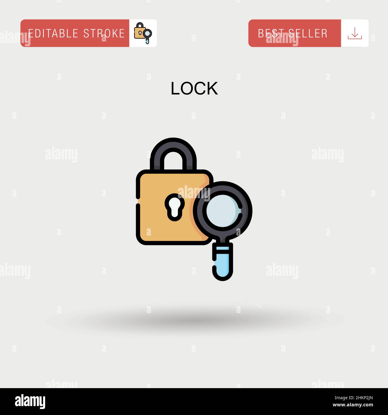 Lock Simple vector icon Stock Vector Image & Art - Alamy