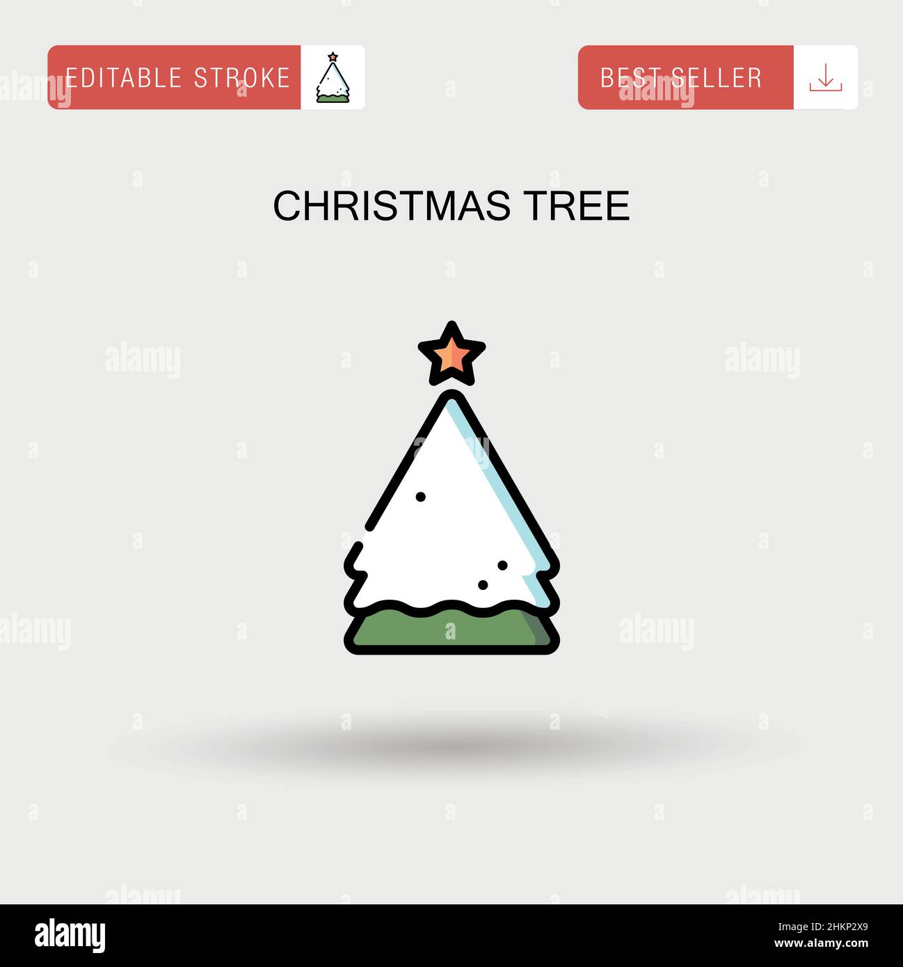 Christmas tree simple hi-res stock photography and images - Alamy