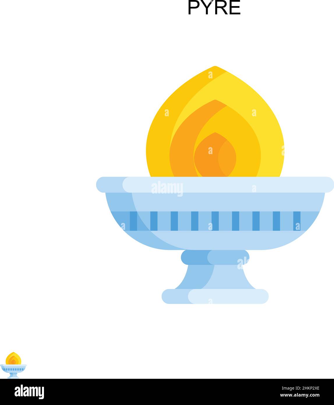 The funeral pyre Stock Vector Images - Alamy