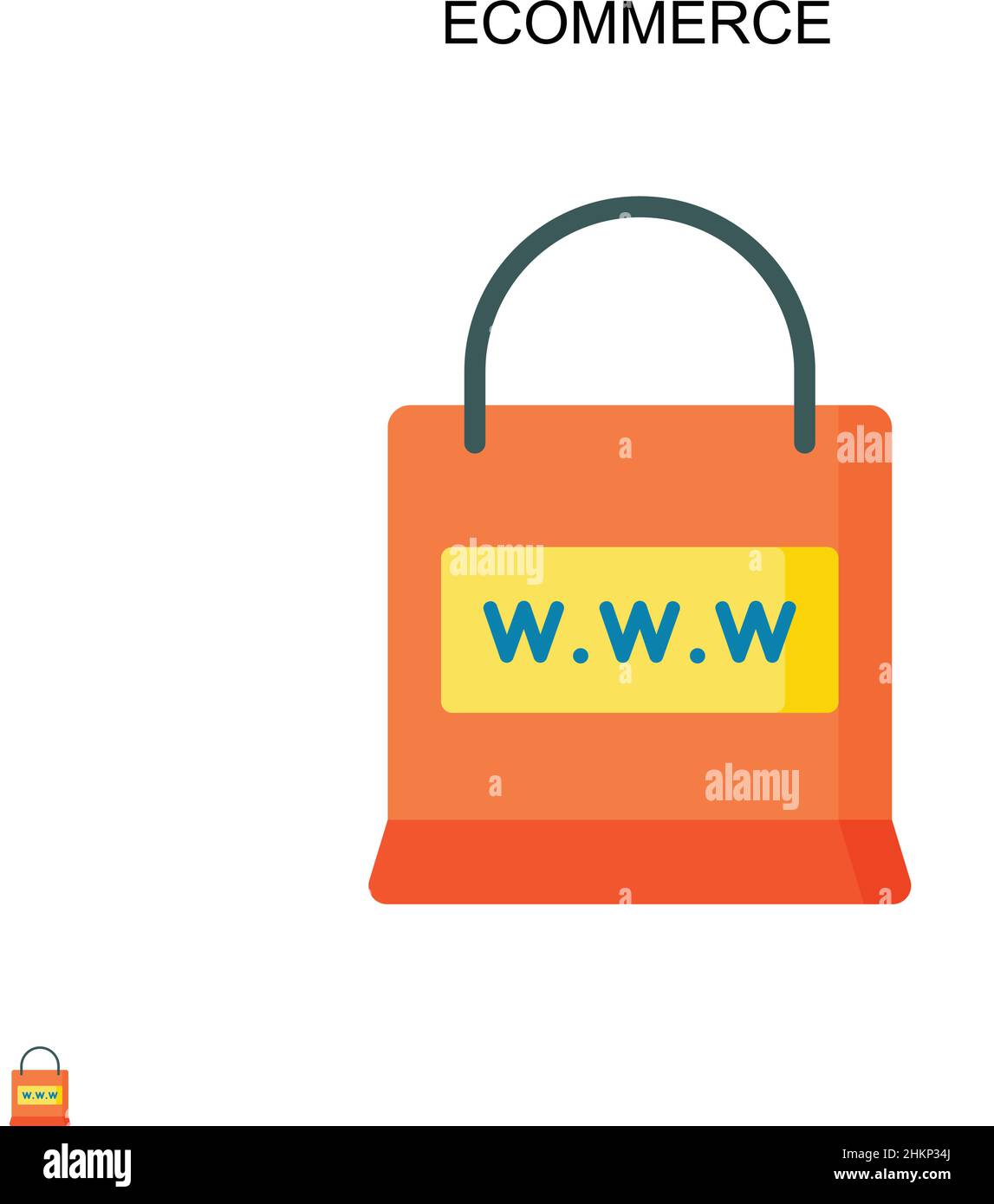 Ecommerce Simple Vector Icon Illustration Symbol Design Template For Web Mobile Ui Element