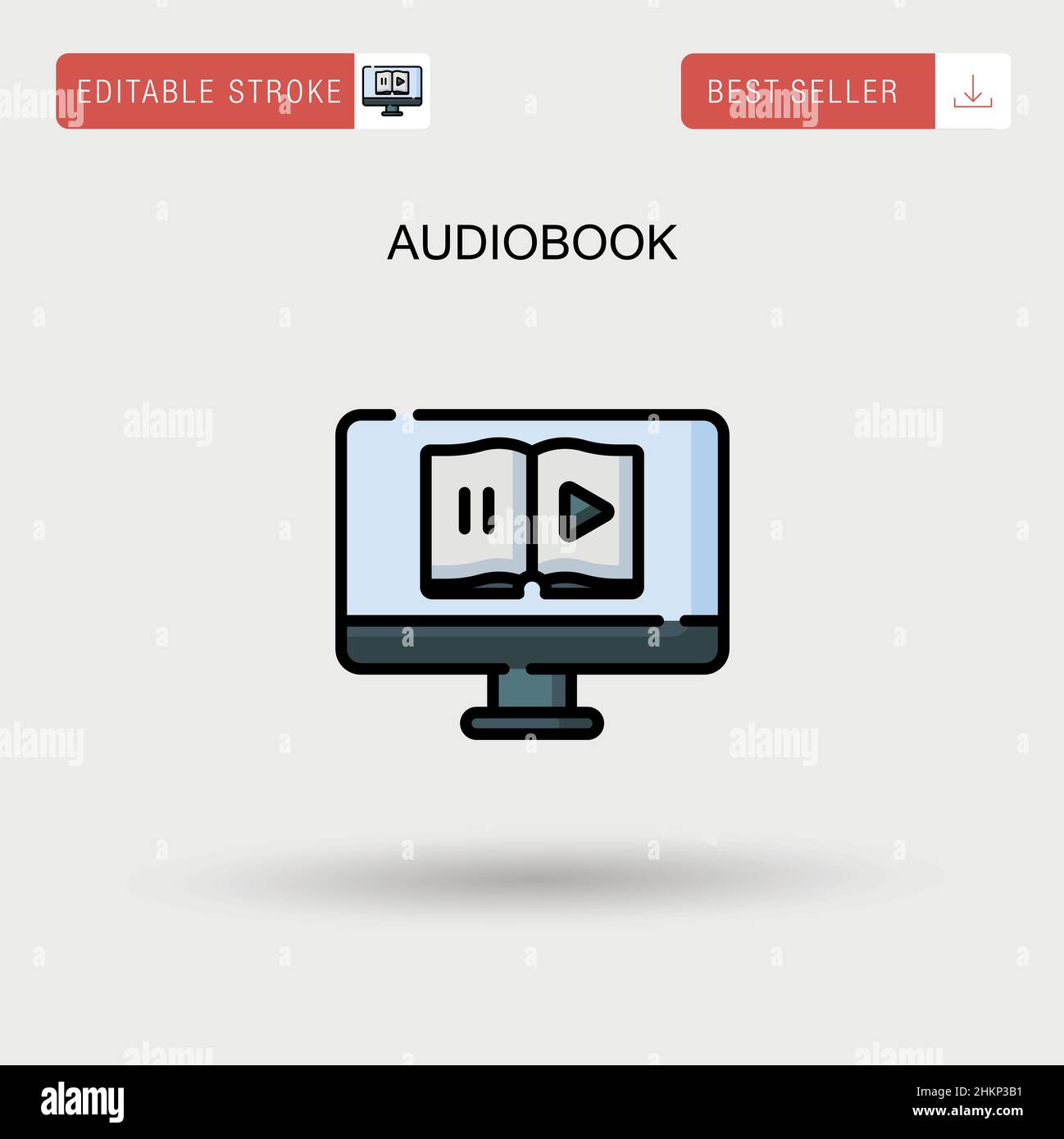 Modern headphones book Stock Vector Images - Alamy