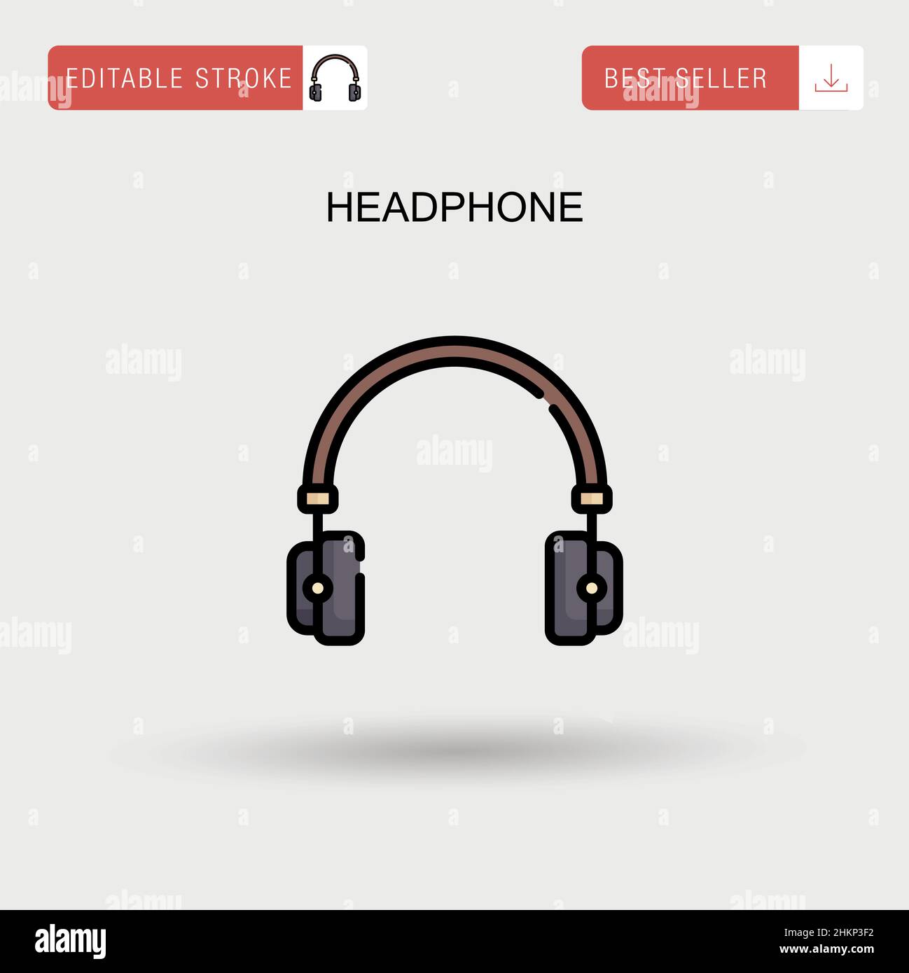 Headphone cable Stock Vector Images - Alamy