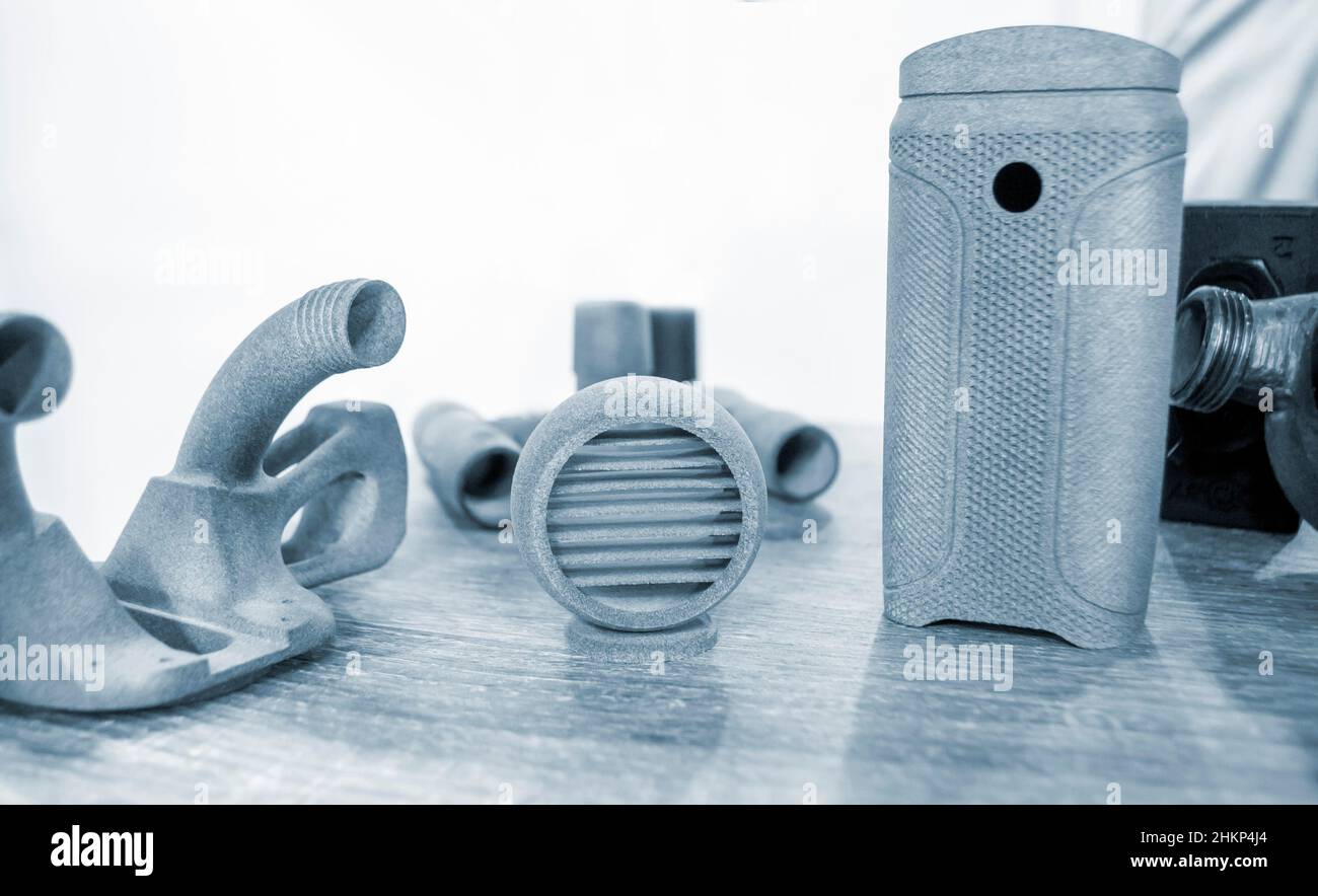 3d printer printing gray objects hi-res stock photography and images ...