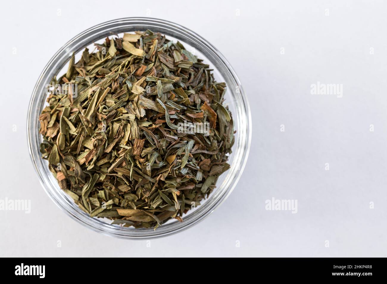 Dried Tarragon in a Bowl Stock Photo - Alamy