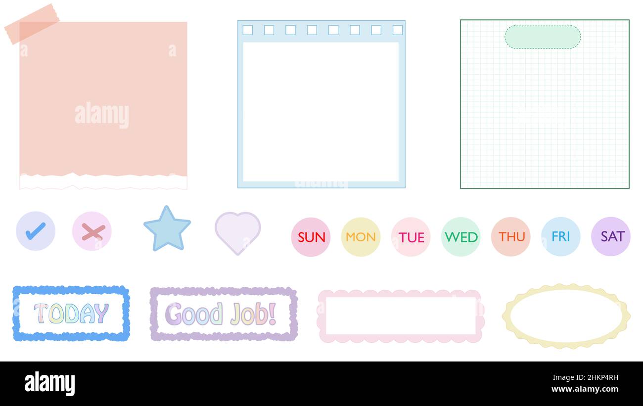 Printable digital paper Cut Out Stock Images & Pictures - Alamy