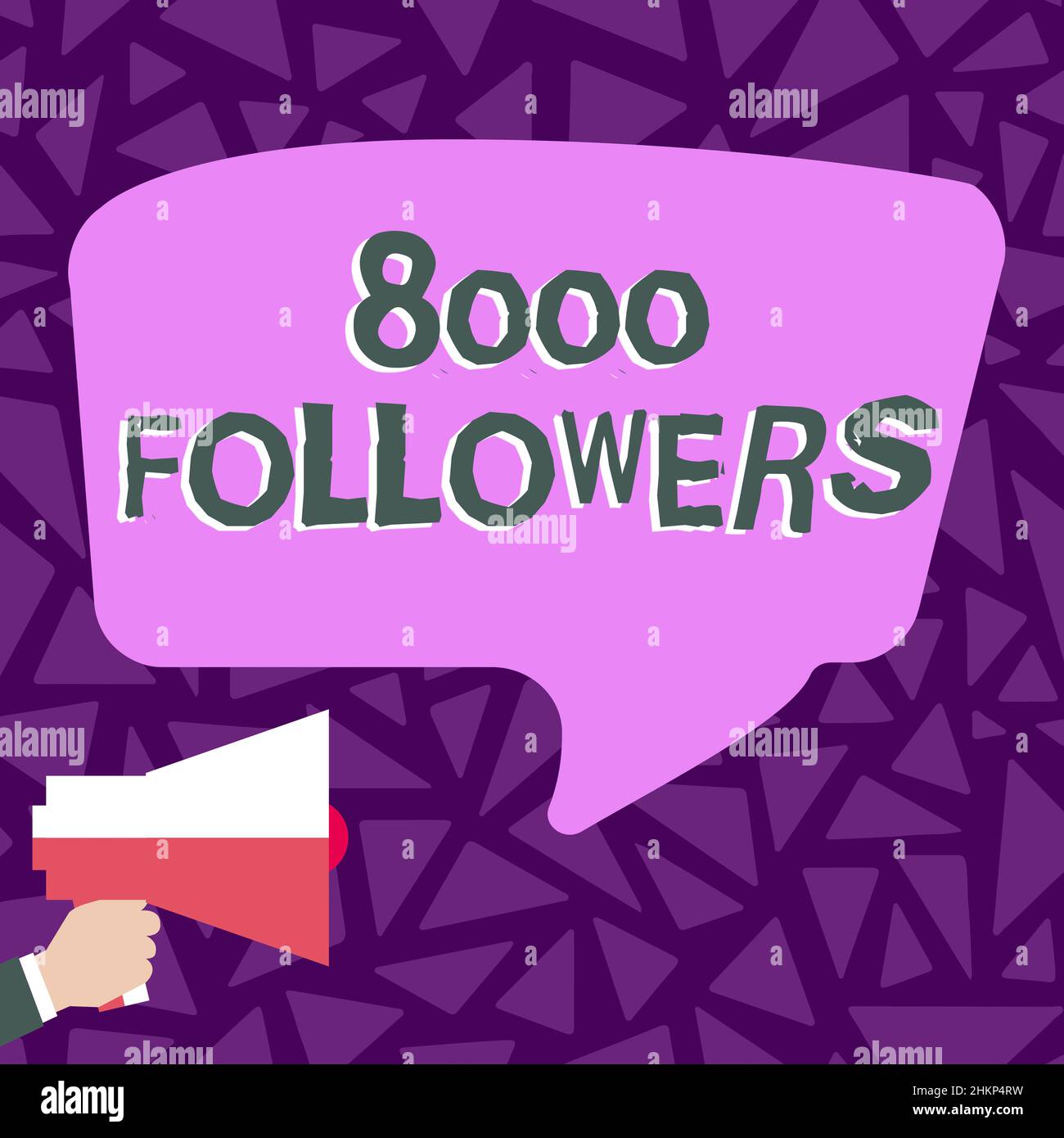 Conceptual caption 8000 Followers. Word Written on number of ... Conceptual caption 8000 Followers. Word Written on number of ...