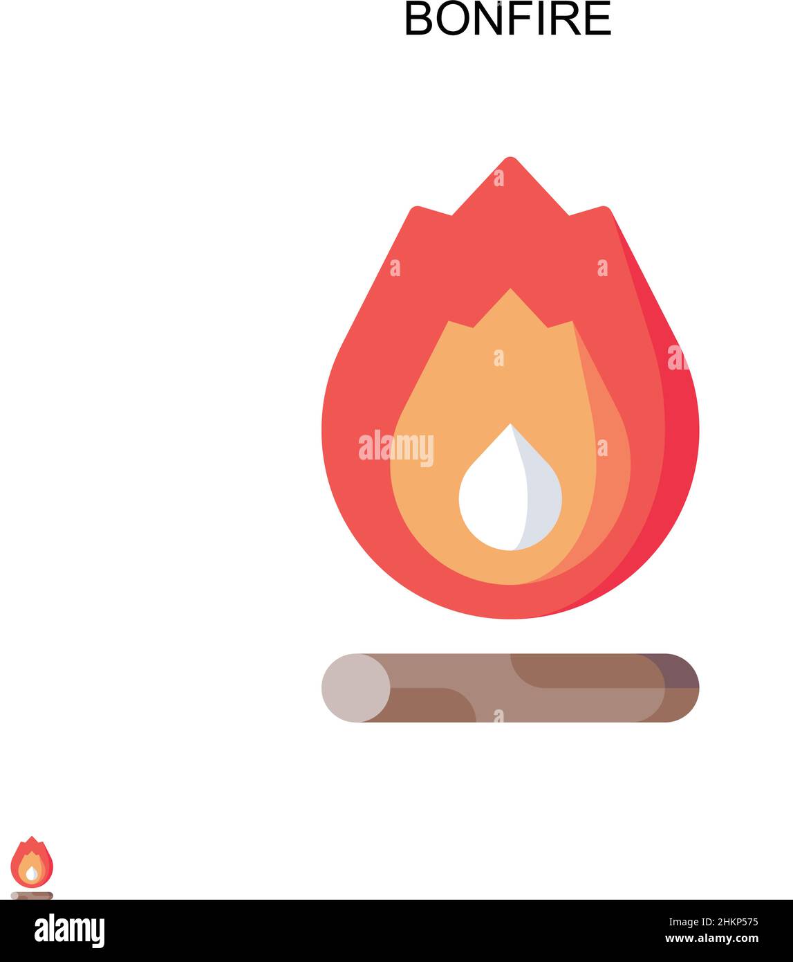 Group activity campfire Stock Vector Images - Alamy