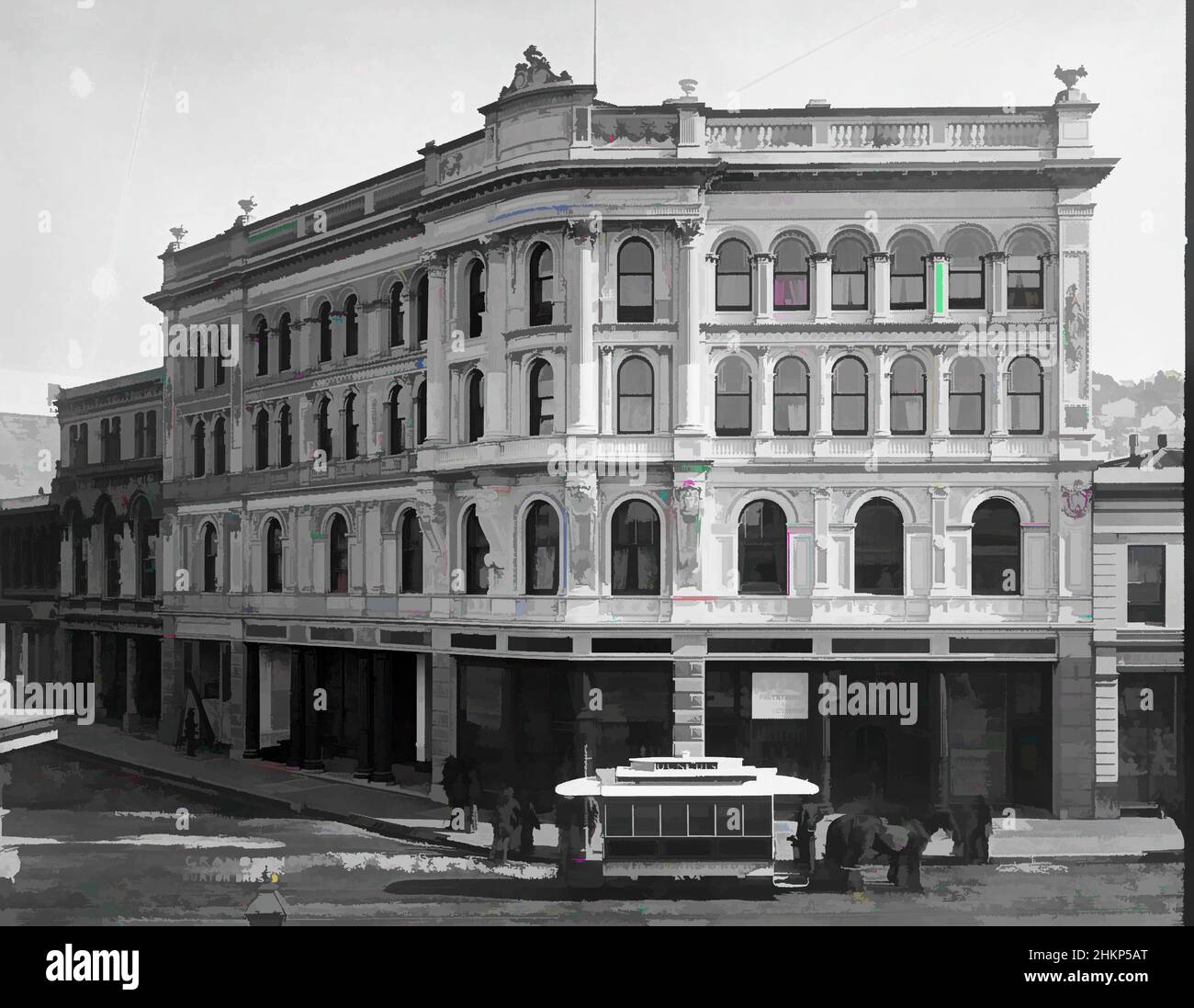 Art inspired by Grand Hotel, Dunedin, Burton Brothers studio ...