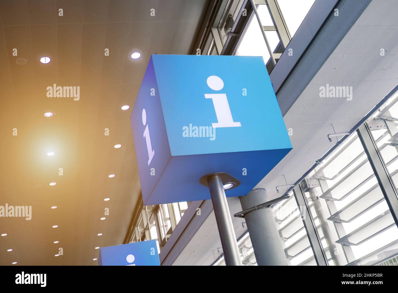 information point cube Stock Photo - Alamy