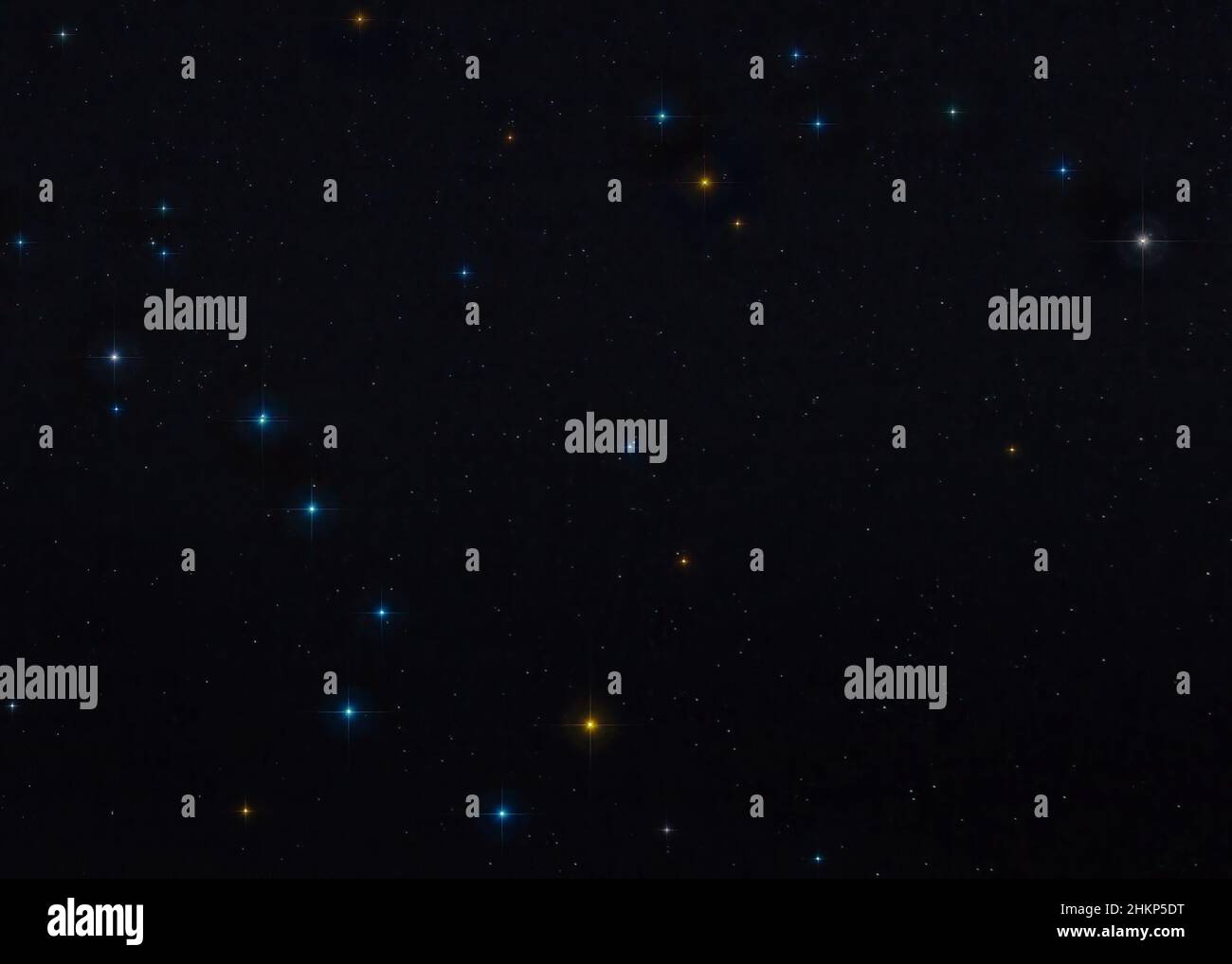 Big Dipper and Small Dipper with the North Star in night sky Stock ...