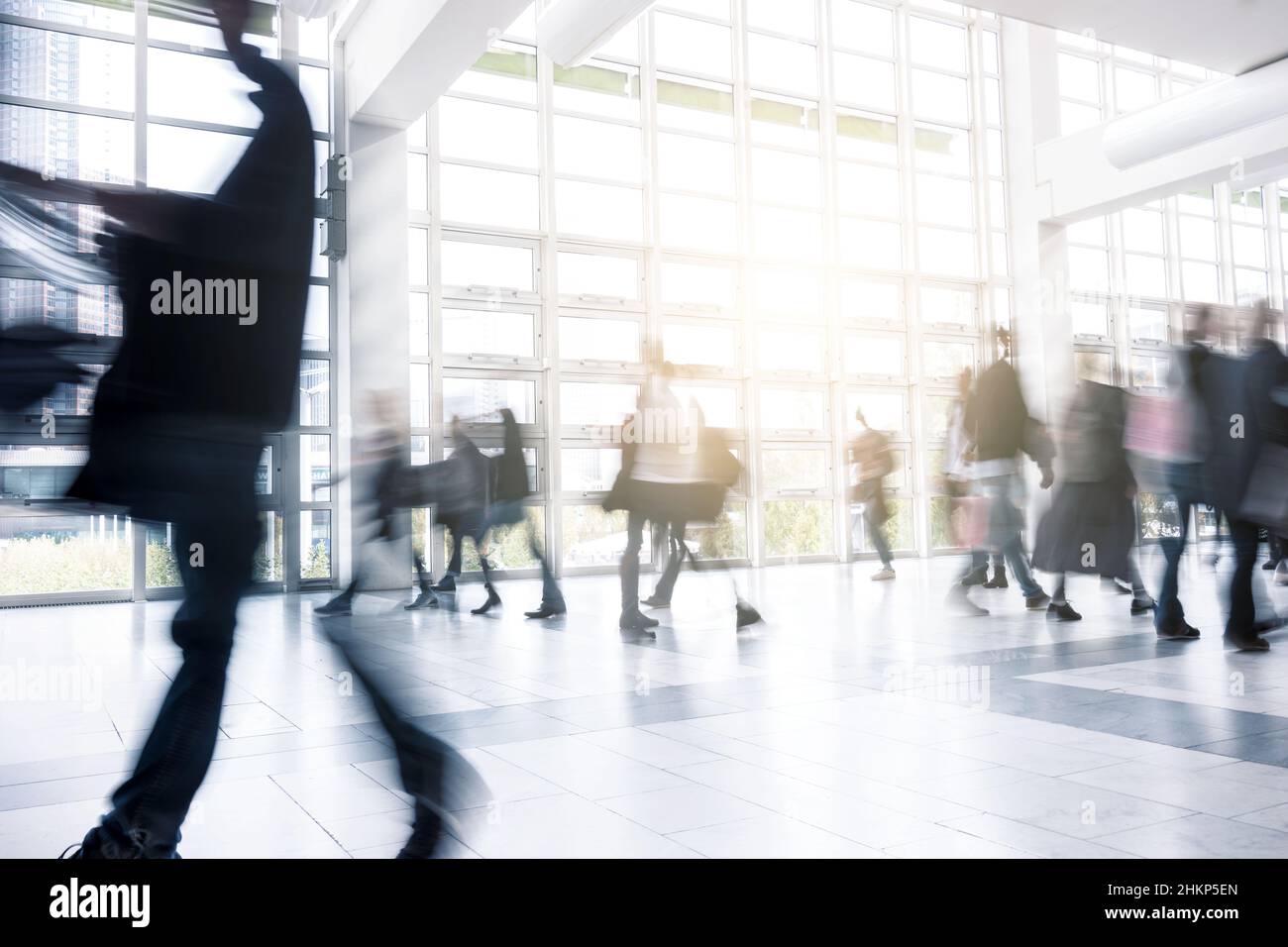 Exhibition visitors in rush hi-res stock photography and images - Alamy