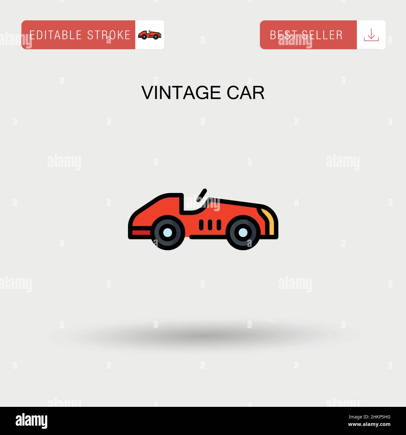 Car auto vintage style Stock Vector Images - Alamy