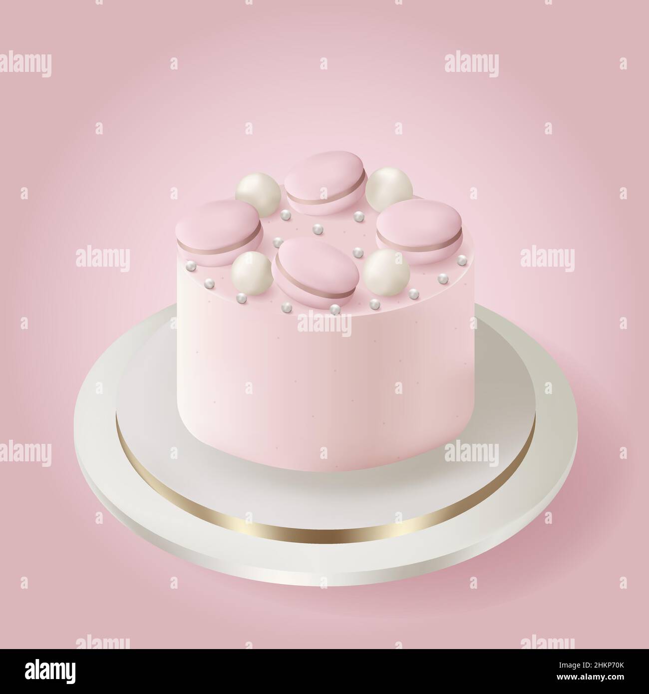 3d realistic cream color Stock Vector Images - Alamy