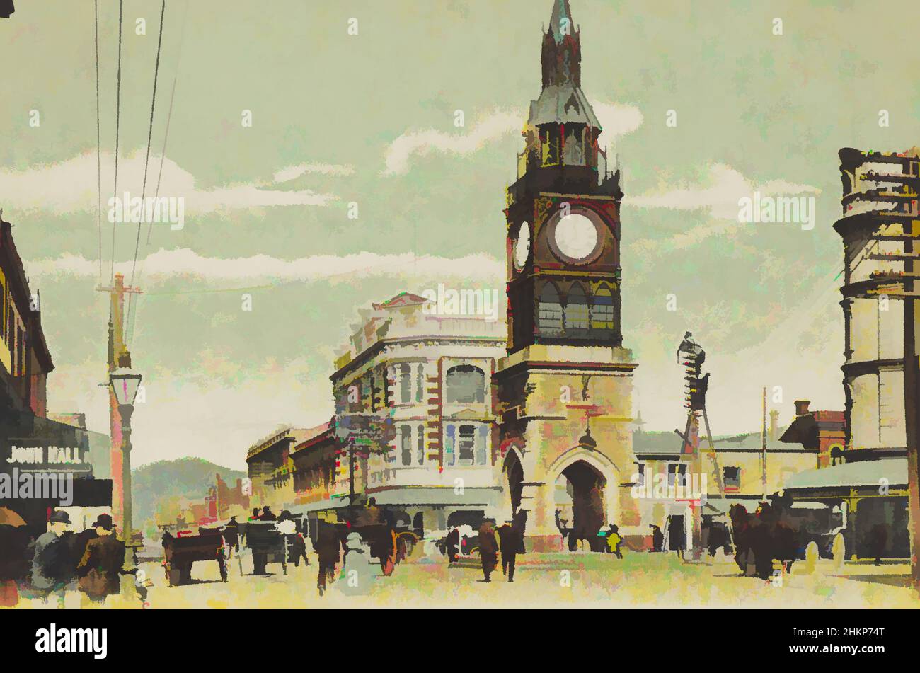 Art inspired by Manchester Street, Christchurch, Muir & Moodie studio ...