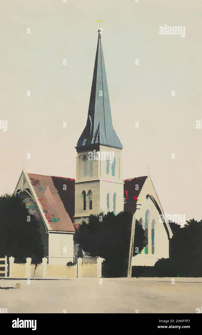 Art inspired by Anglican Church, Cambridge, New Zealand, Muir & Moodie ...