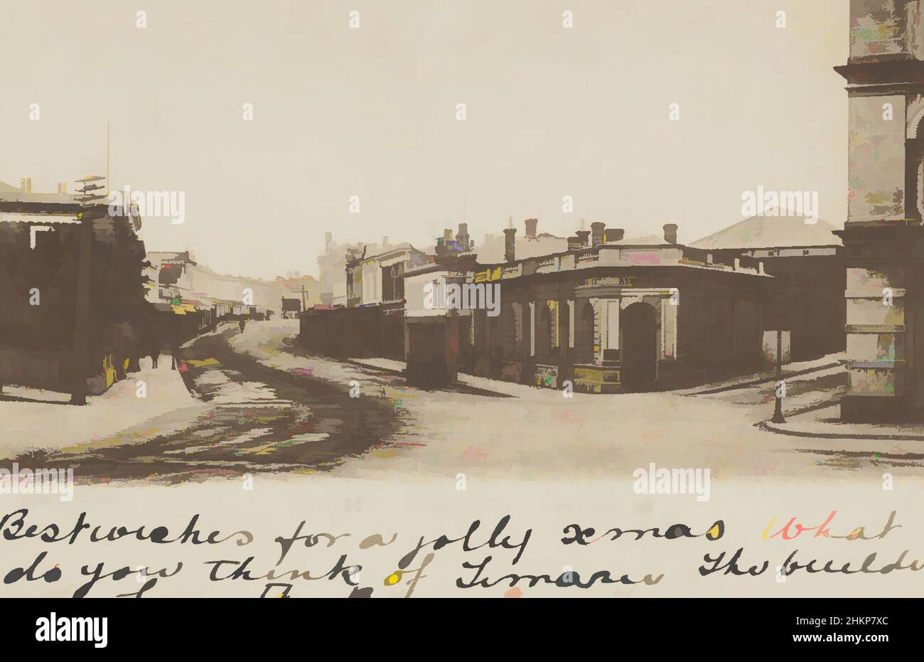 Art inspired by Stafford Street, looking up, Muir & Moodie studio, 1904 ...