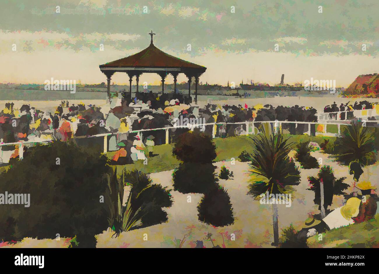 Art inspired by Caroline Bay, Timaru, New Zealand, Muir & Moodie studio ...