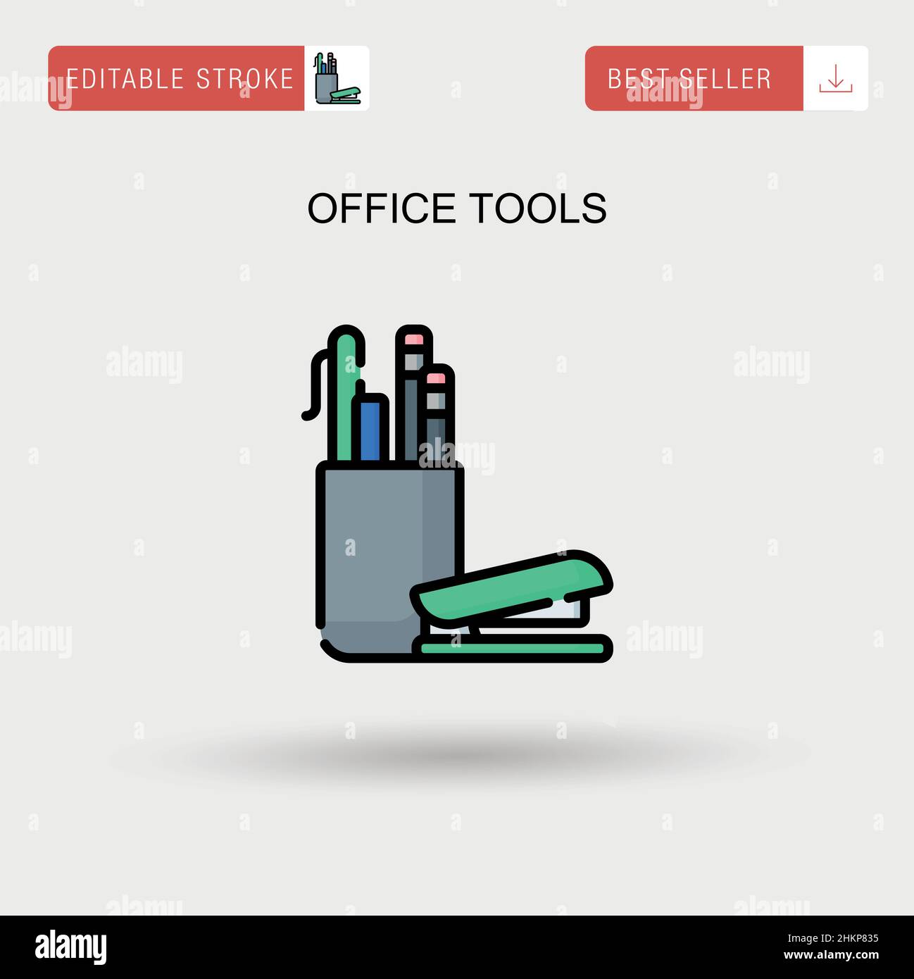 Office tools Simple vector icon Stock Vector Image & Art - Alamy