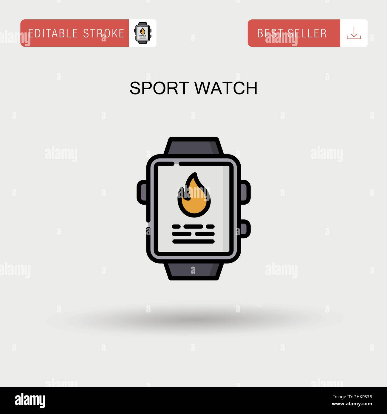 Sport man fitness tracker Stock Vector Images - Alamy
