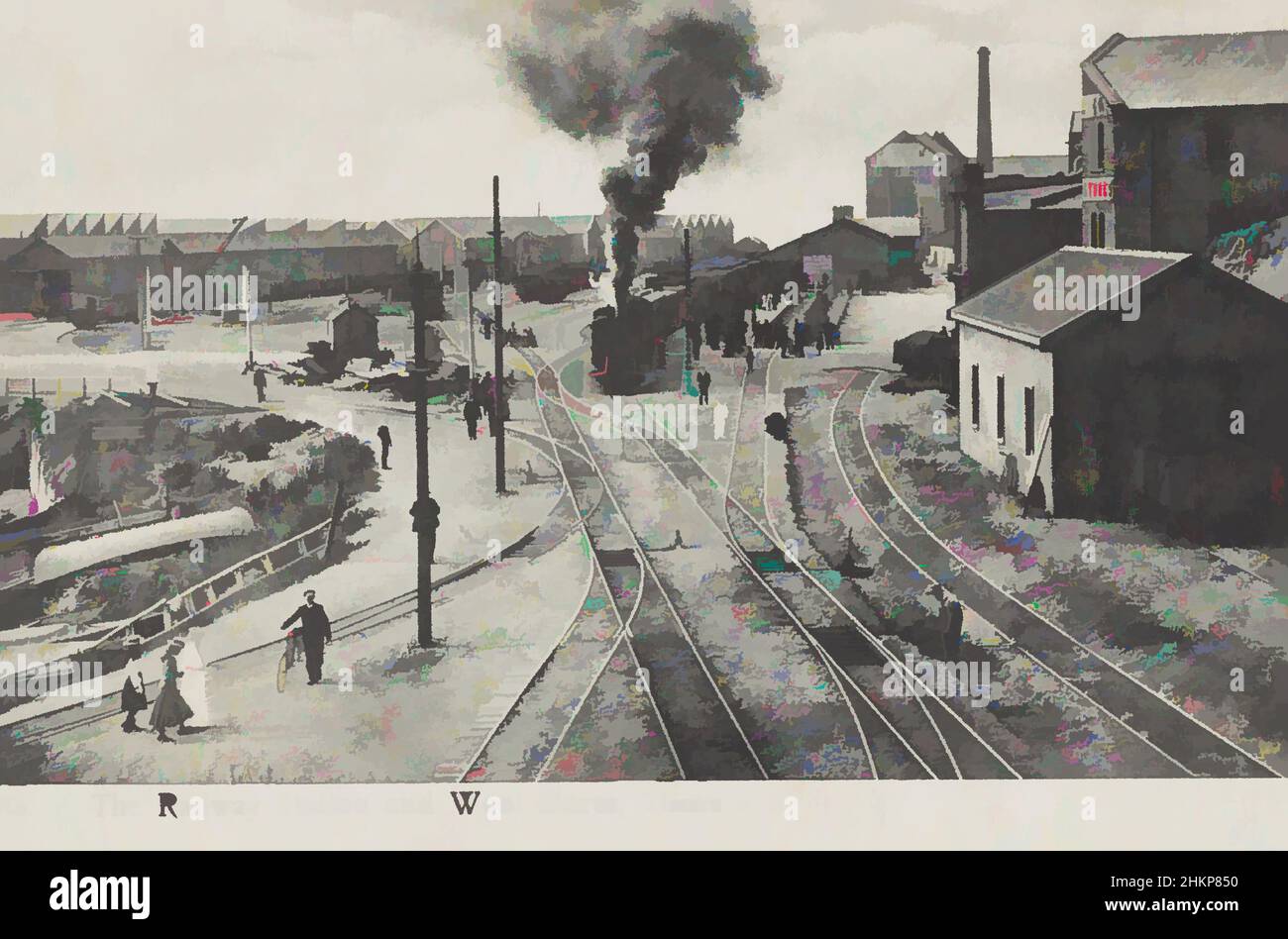 Art inspired by The Railway Station and Wool Stores, Timaru, New ...