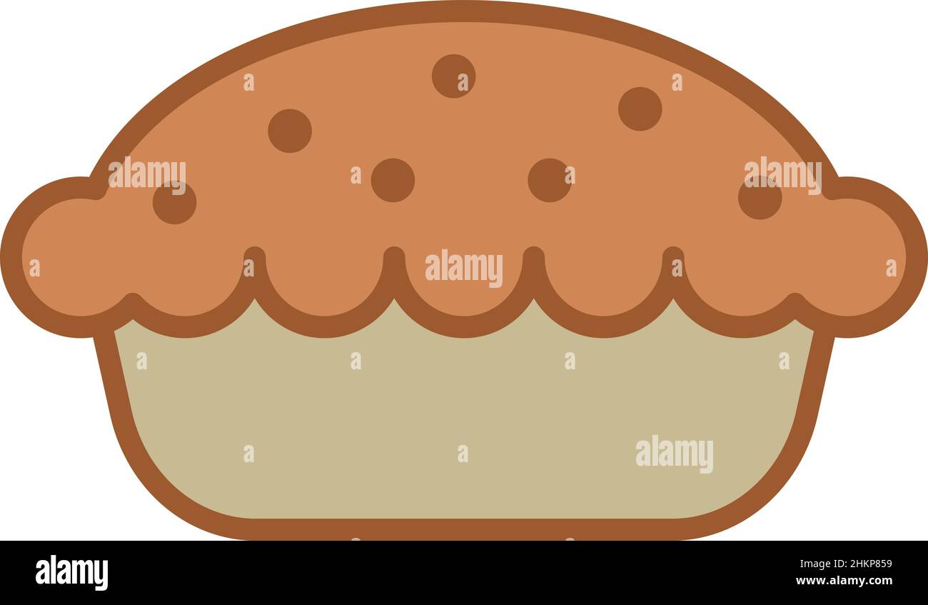 Apple pie dessert food Stock Vector Images - Alamy