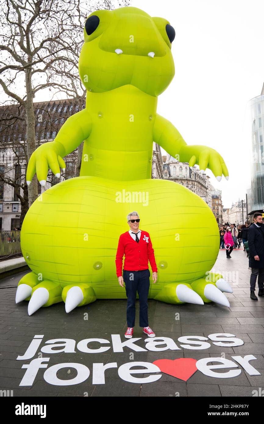 NOTE CONTENT IN PHOTO Johnny Knoxville with a giant phallic looking ...