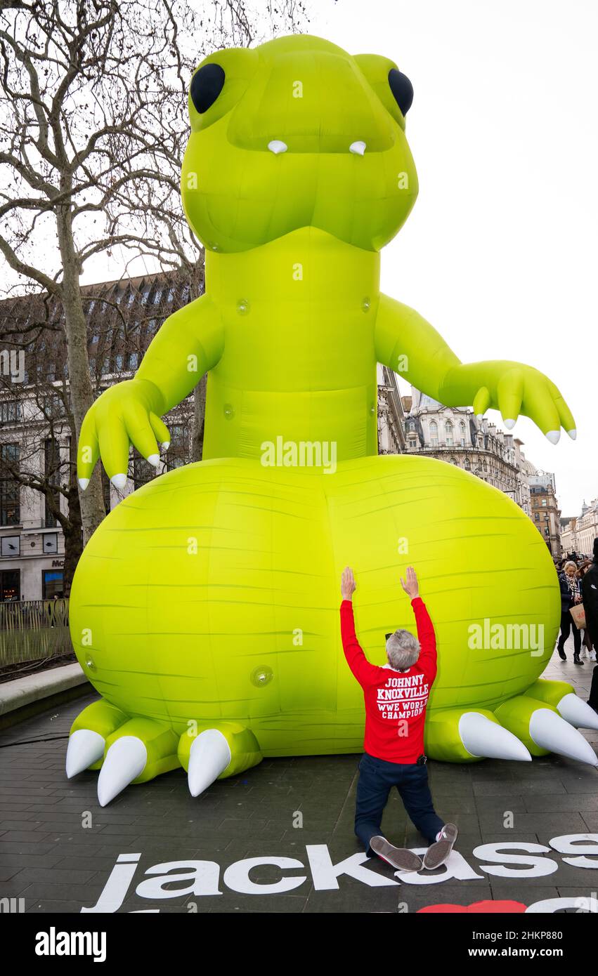 NOTE CONTENT IN PHOTO Johnny Knoxville with a giant phallic looking ...