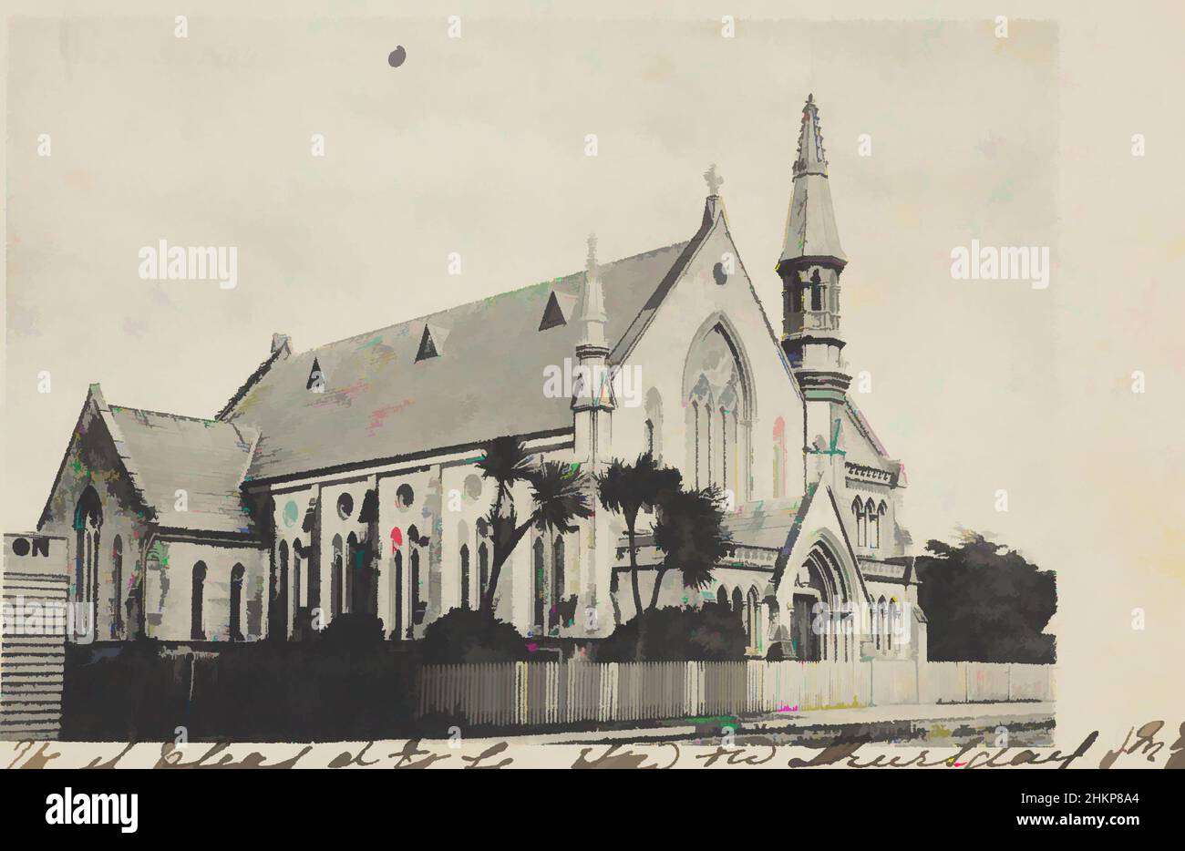 Art inspired by St Paul's Church, Oamaru, Muir & Moodie studio, 1905 ...