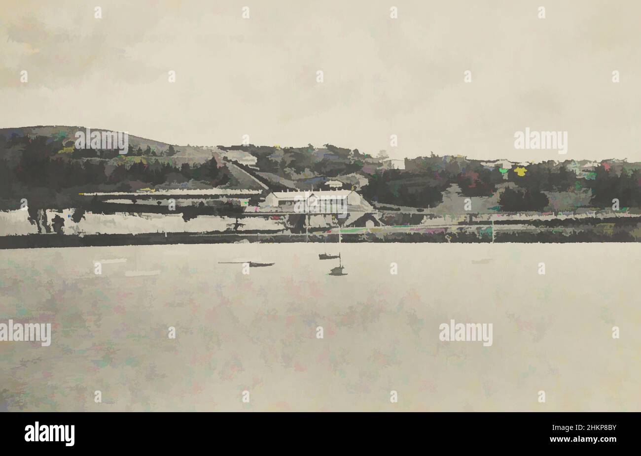 Art inspired by Oamaru Harbour and Benevolent Home, New Zealand, Muir ...